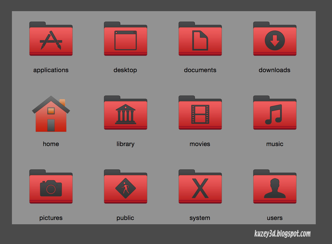 Custom Mac OS X Icons