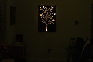 Rustic DIY Projects: How To: LED Wall Tree