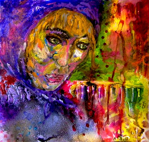 Figurative Artists International: Magdaléna Figurative Woman Mixed ...