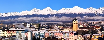 Slovensko mestá, kraje, regióny: POPRAD