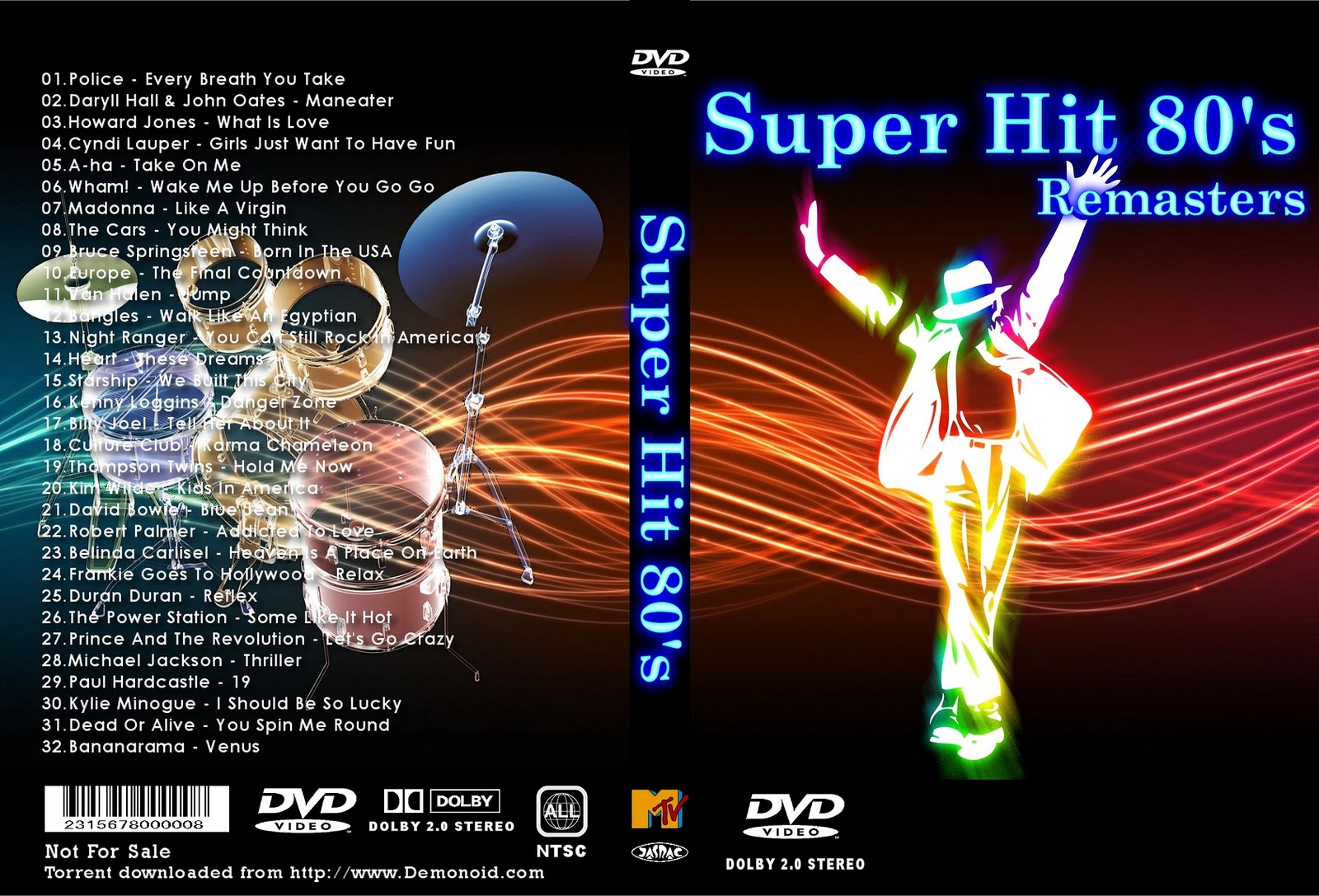 riodvdmusic: Super Hit 80s Remasters 01