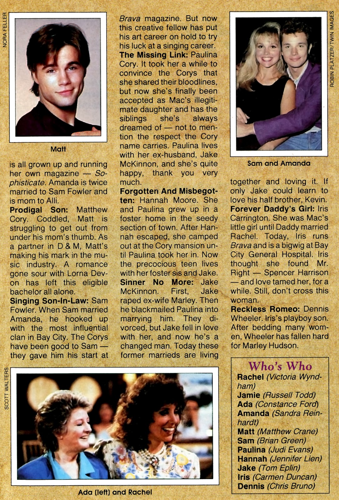 Another World: The Cory Family Album