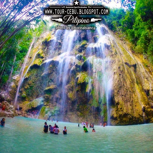The Awesome Tumalog Falls Oslob Cebu | Awesome Spots in Cebu Pilipino