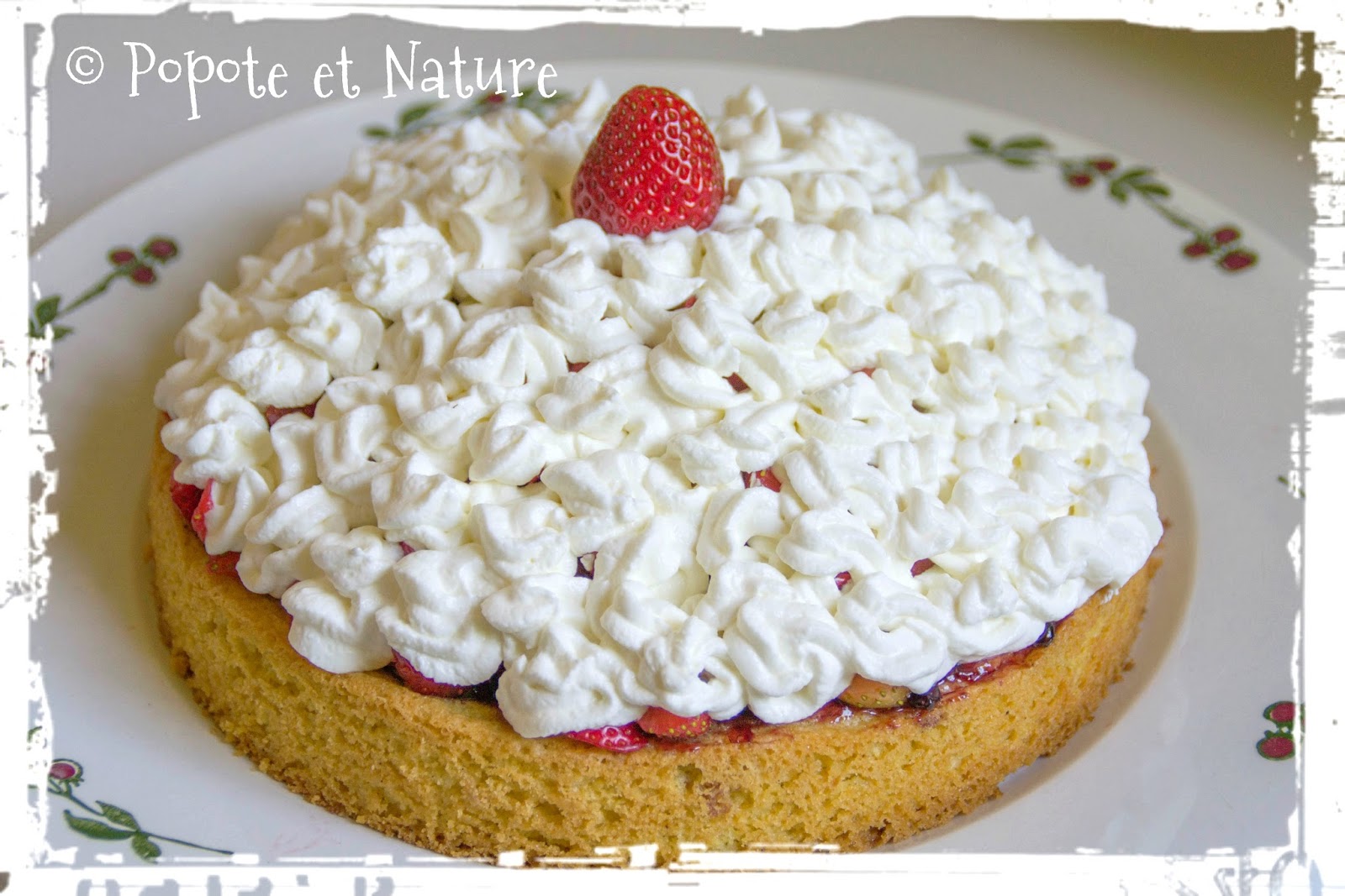 Popote et Nature: Un sablé gourmand aux fraises pour la fête des mamans