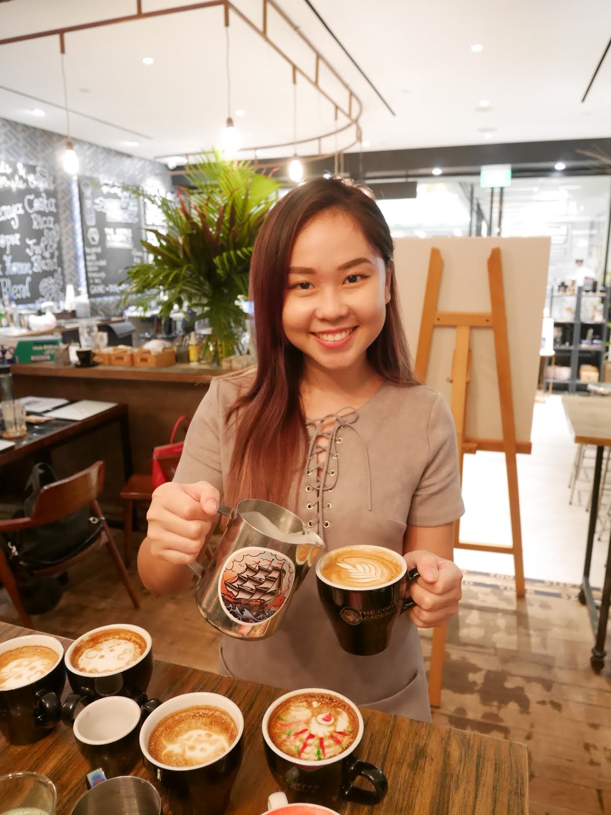 Latte Art Class in Singapore | The Coffee Academïcs Singapore - Celine ...