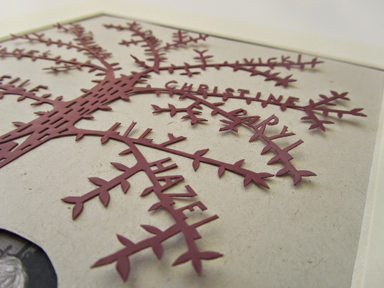 joanna lucy illustrates: Paper Cut Out Family Trees