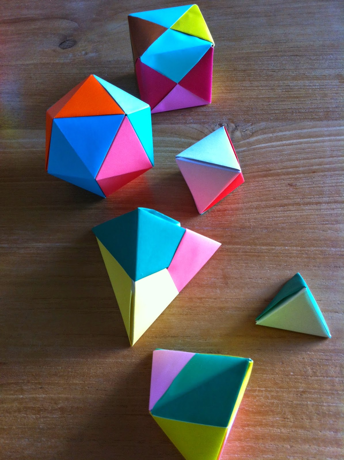 Mariposas de Origami: Poliedros