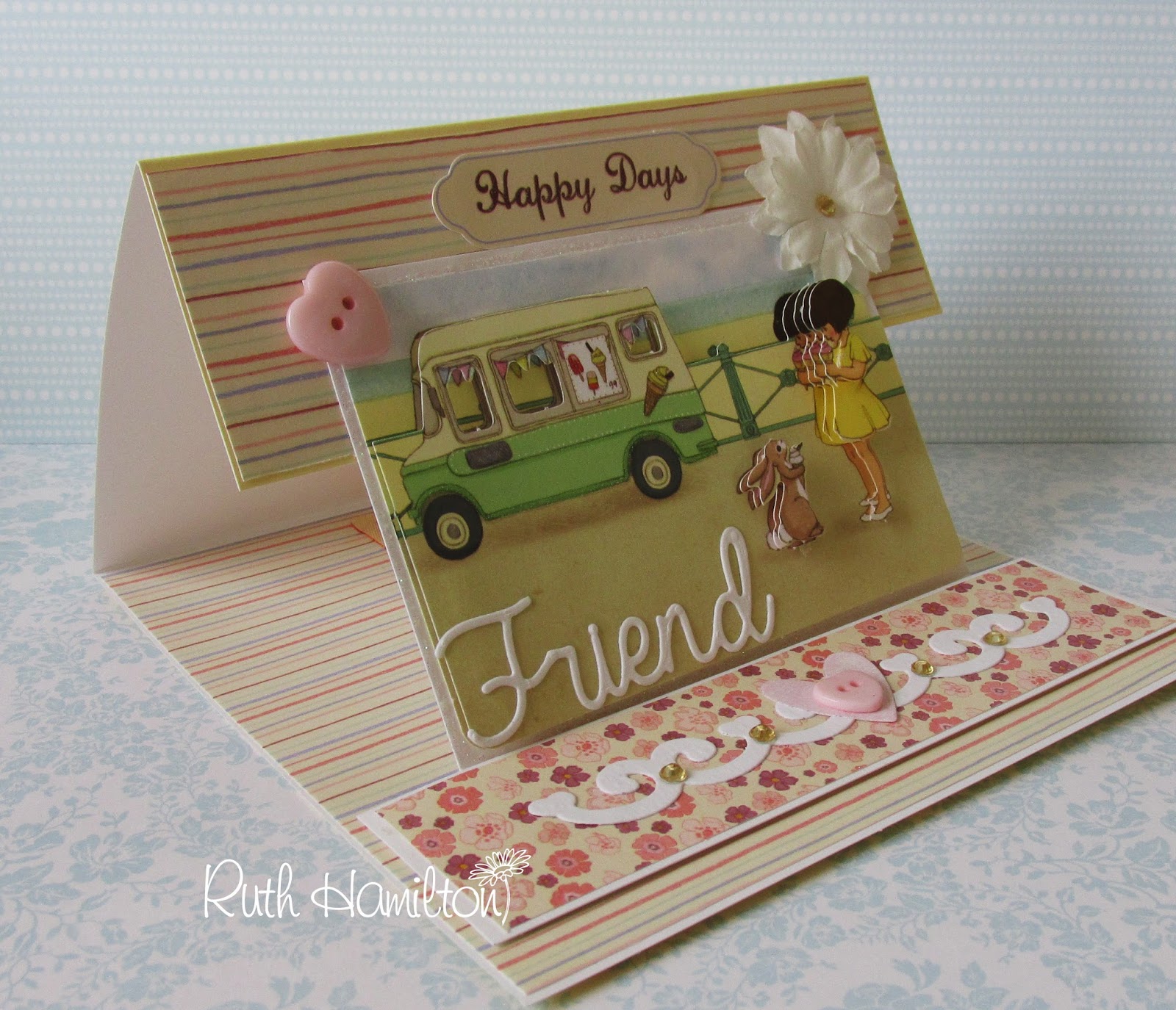 A Passion For Cards: Belle and Boo easel card