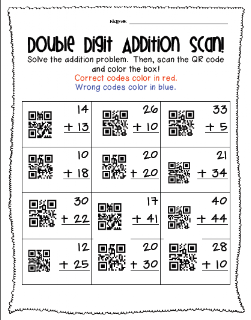 Happily Teaching: QR Code Math and Mother's Day Fun!
