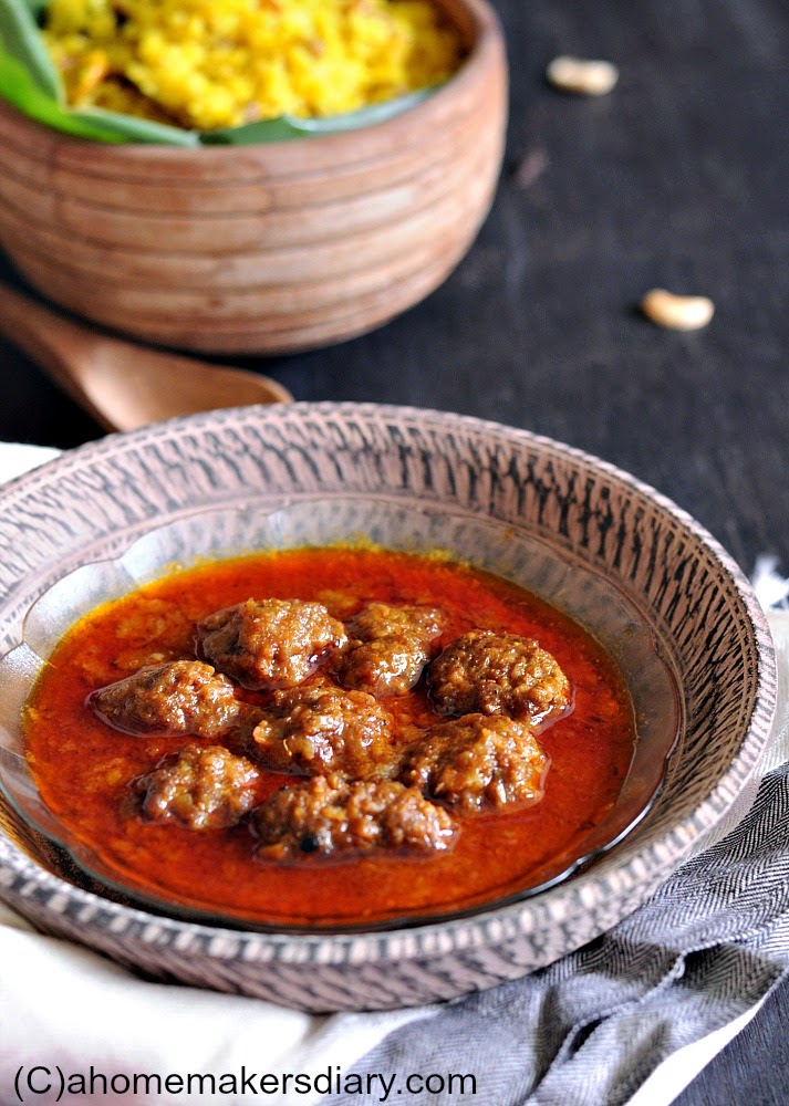 Mutton Kofta Curry/ Chicken Kofta curry - A Homemaker's Diary