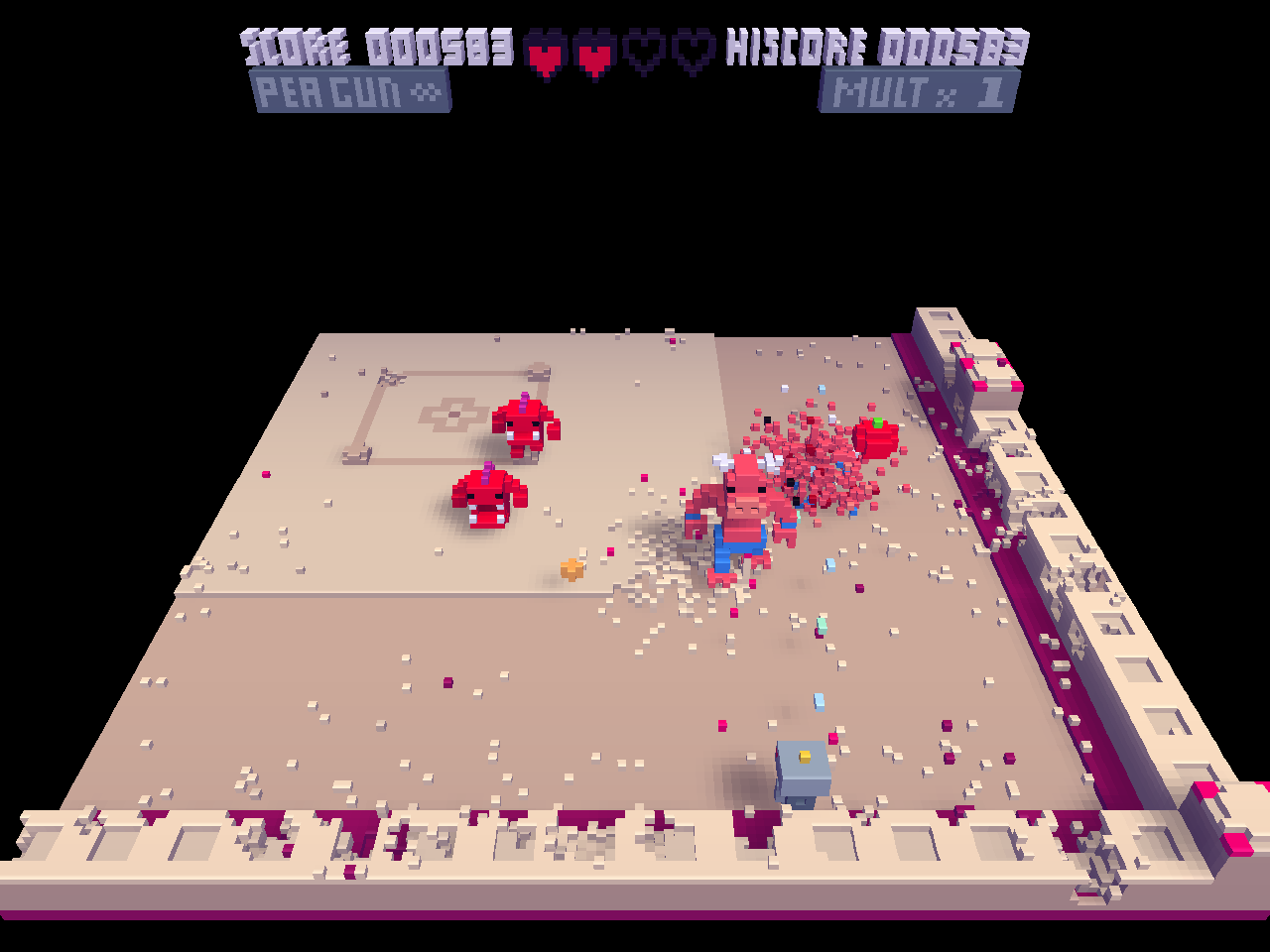 Pixels Mil: Voxatron ya está aquí! (Y paga lo que quieras)