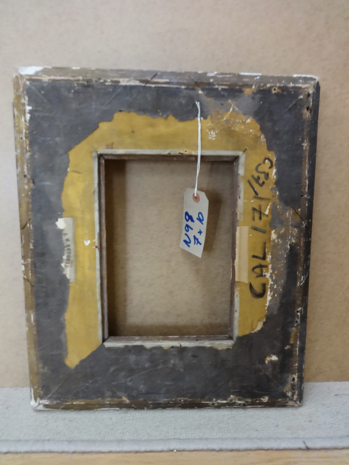 Antique Frame Sale: French 19th Century Fluted Second Empire Frame