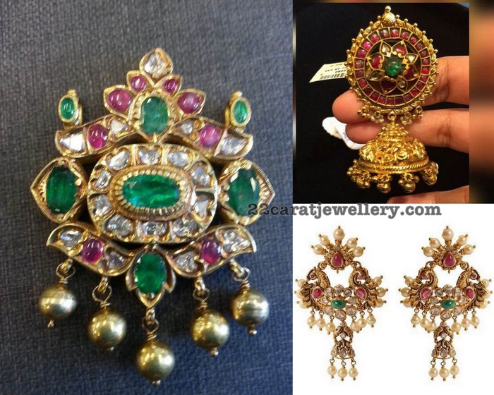 Trendy Temple Jewelry Designs - Jewellery Designs