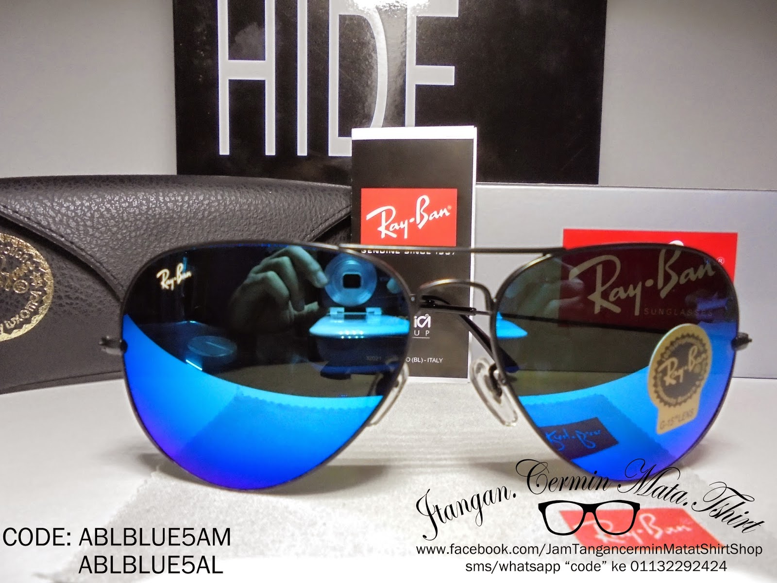 KOLEKSI CERMIN MATA RAY BAN: RAY BAN AVIATOR LARGE METAL COLLECTIONS