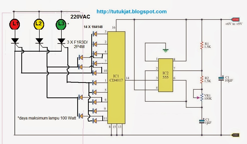 PengendaIi Instalasi Tenaga Listrik #: Traffic Light Elektronik 1