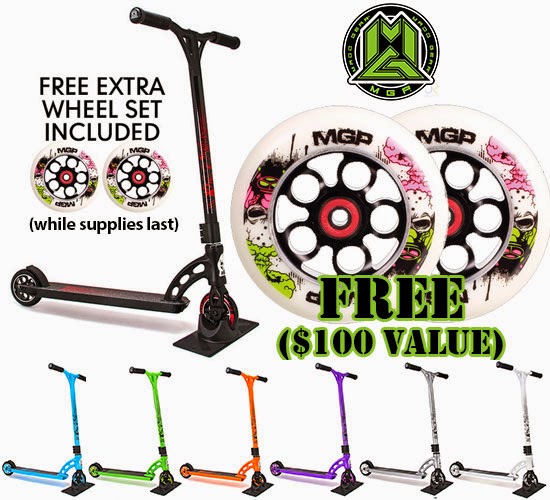 Inside Scooters: Gryndo Free Wheels with MGP VX4 Team Scooters