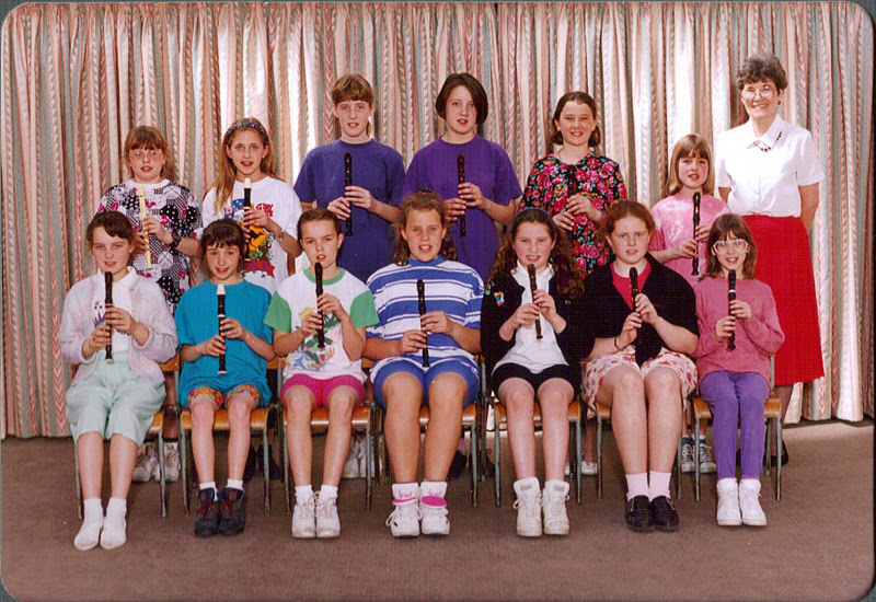 Newbold Verdon Primary School: The Recorder Groups 1993
