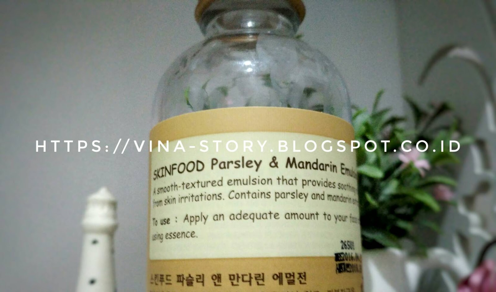 Mommies Beauties Journal: SKINFOOD PARSLEY & MANDARIN EMULSION