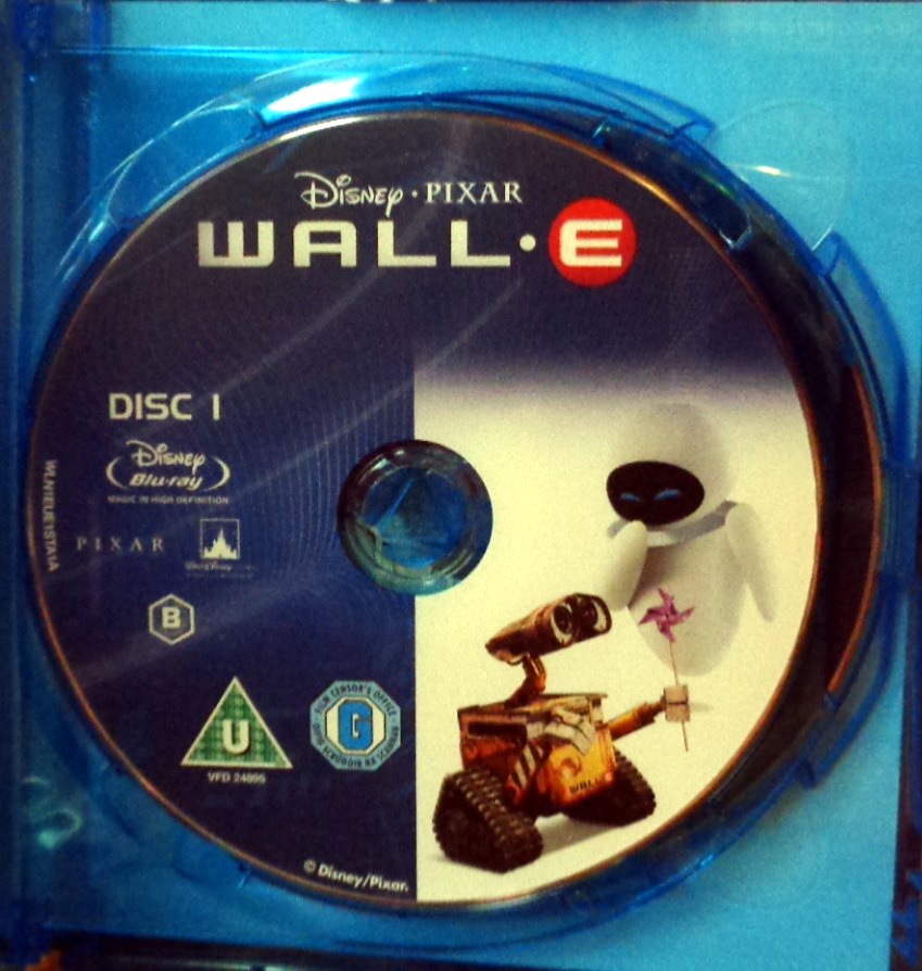 Movies on DVD and Blu-ray: WALL-E (2008)