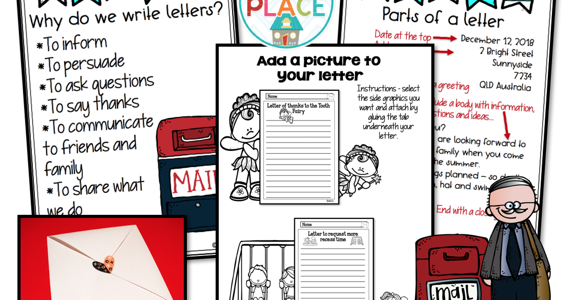 Paula's Place Teaching Resources: Letter Writing - a lost art