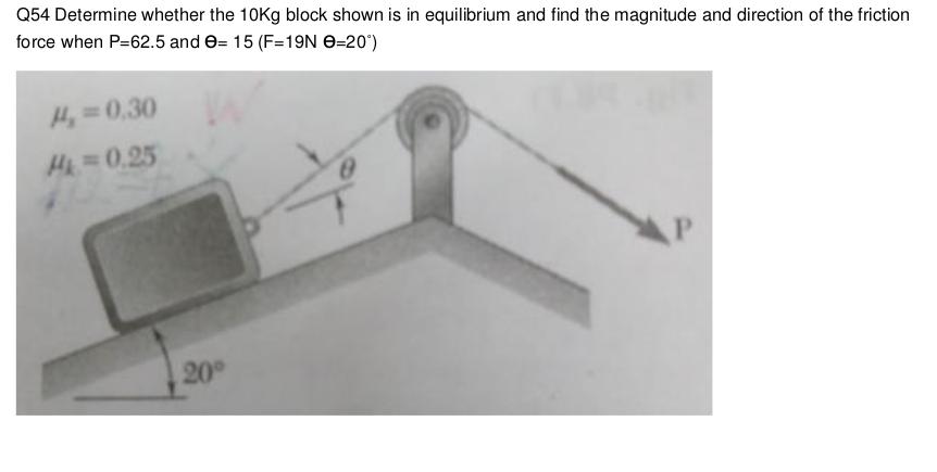 Friction: Questions with answers 2018 - Engineering Mechanics