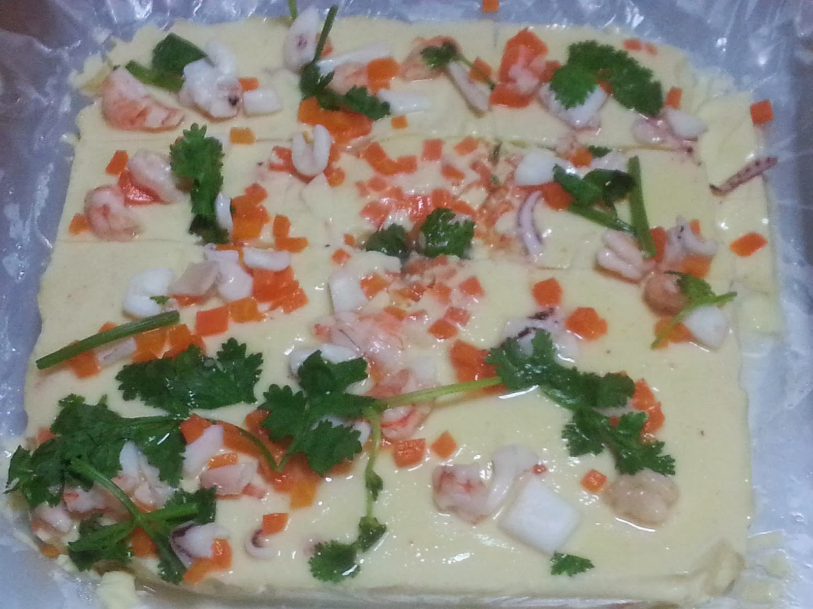 中西式 糕点 小吃 烹饪 美食网: Crispy Tao Foo With Sotog & Prawns脆炸海鲜豆腐