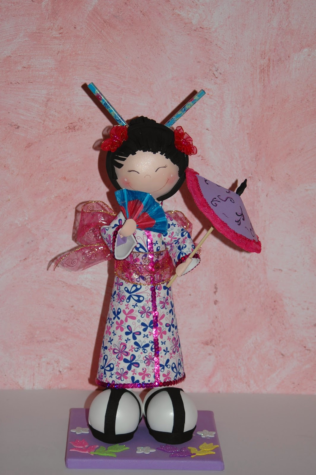 Artesania Decorativa BALACA: Fofucha Japonesa AIKO