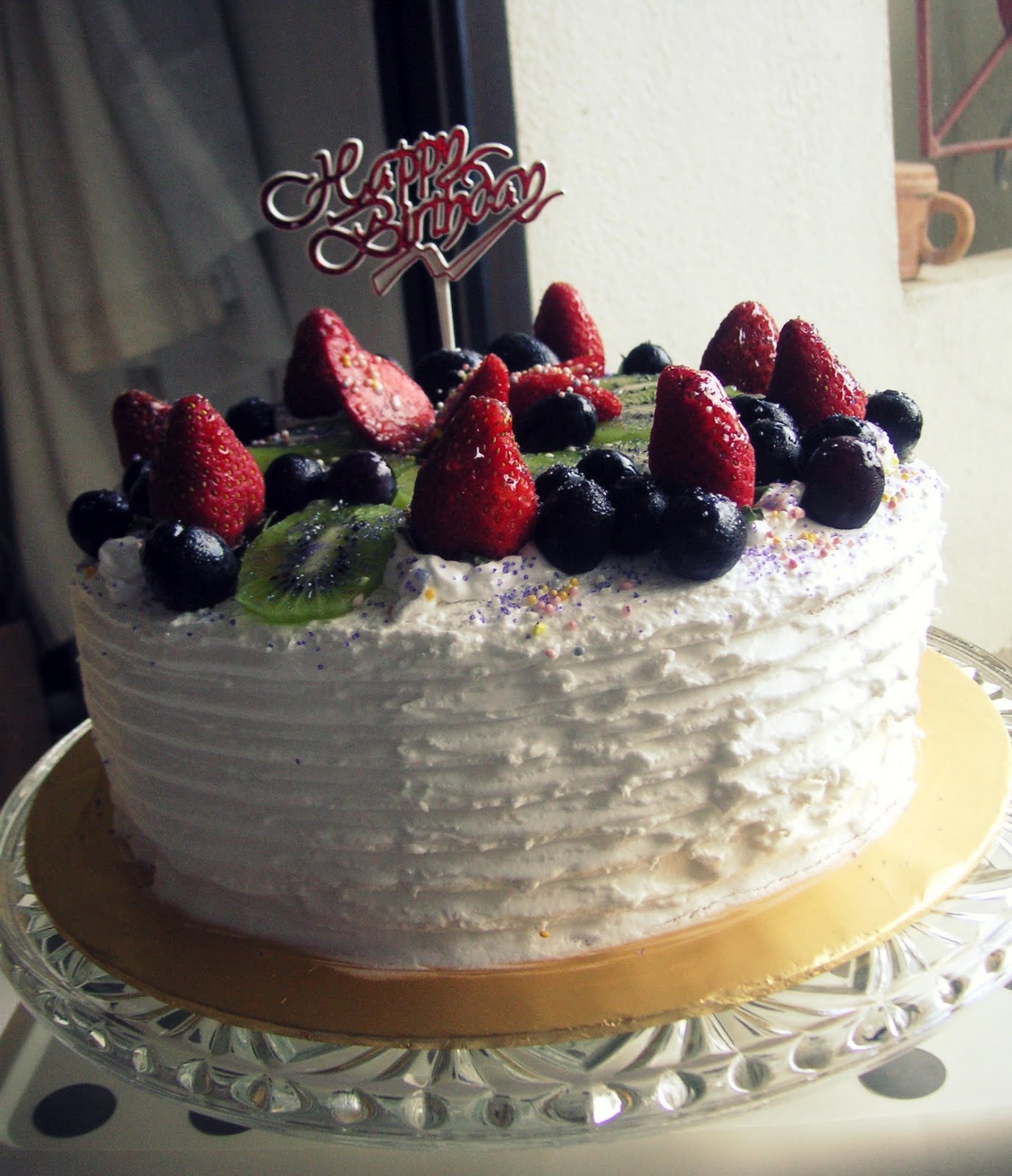 Kim's Mix and Bake: Fresh Fruit Gateau