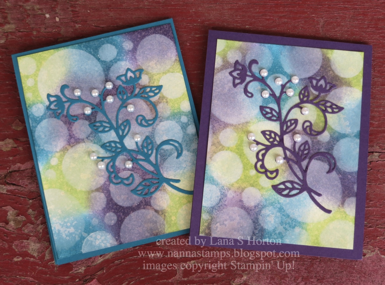Stamping with Nanna: Inky Backgrounds / Inky Fingers