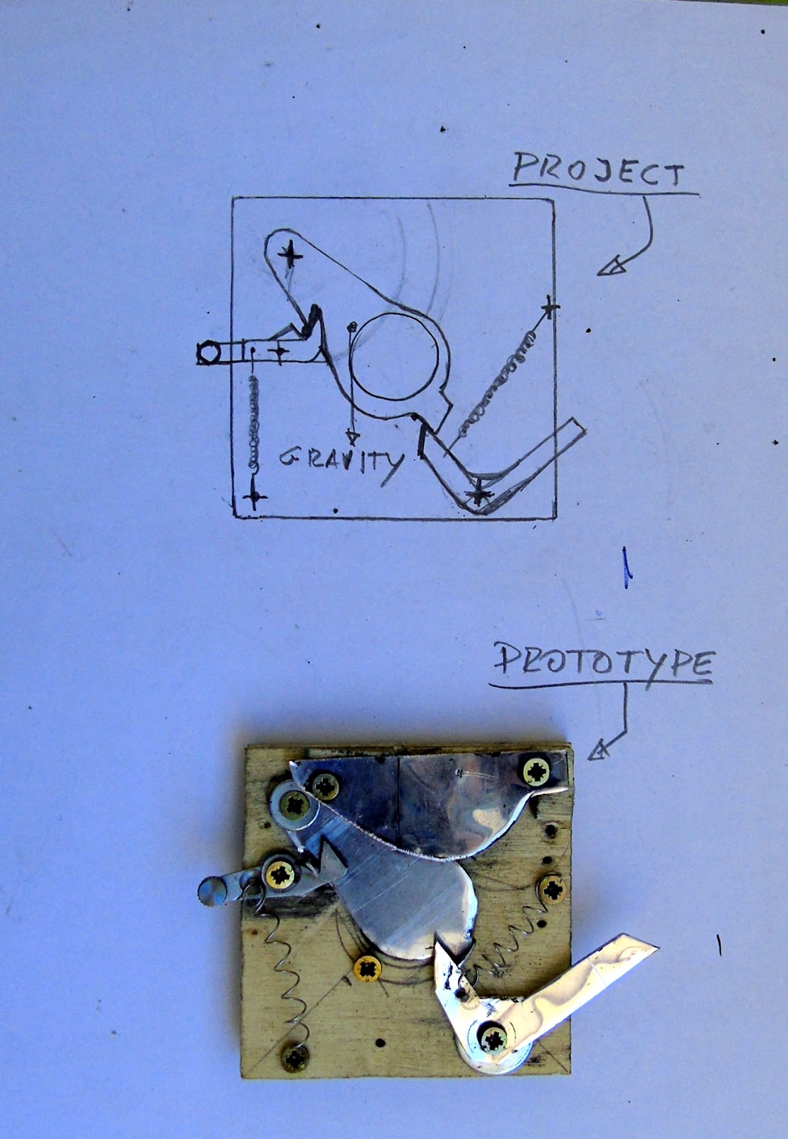Caffenolcolor: Homemade gravity shutter