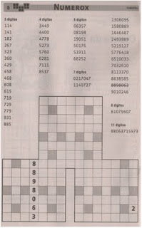 EdnaldoMatemátic@: PALAVRAS CRUZADAS E NUMEROX