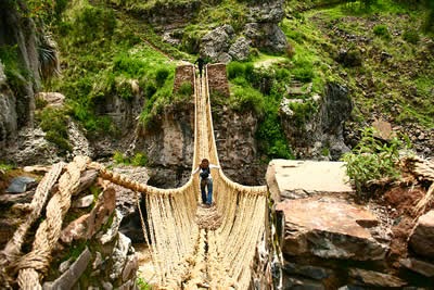 andandoporbogota: PUENTES COLGANTES INCAS CONFECCIONADOS CON CUERDAS I