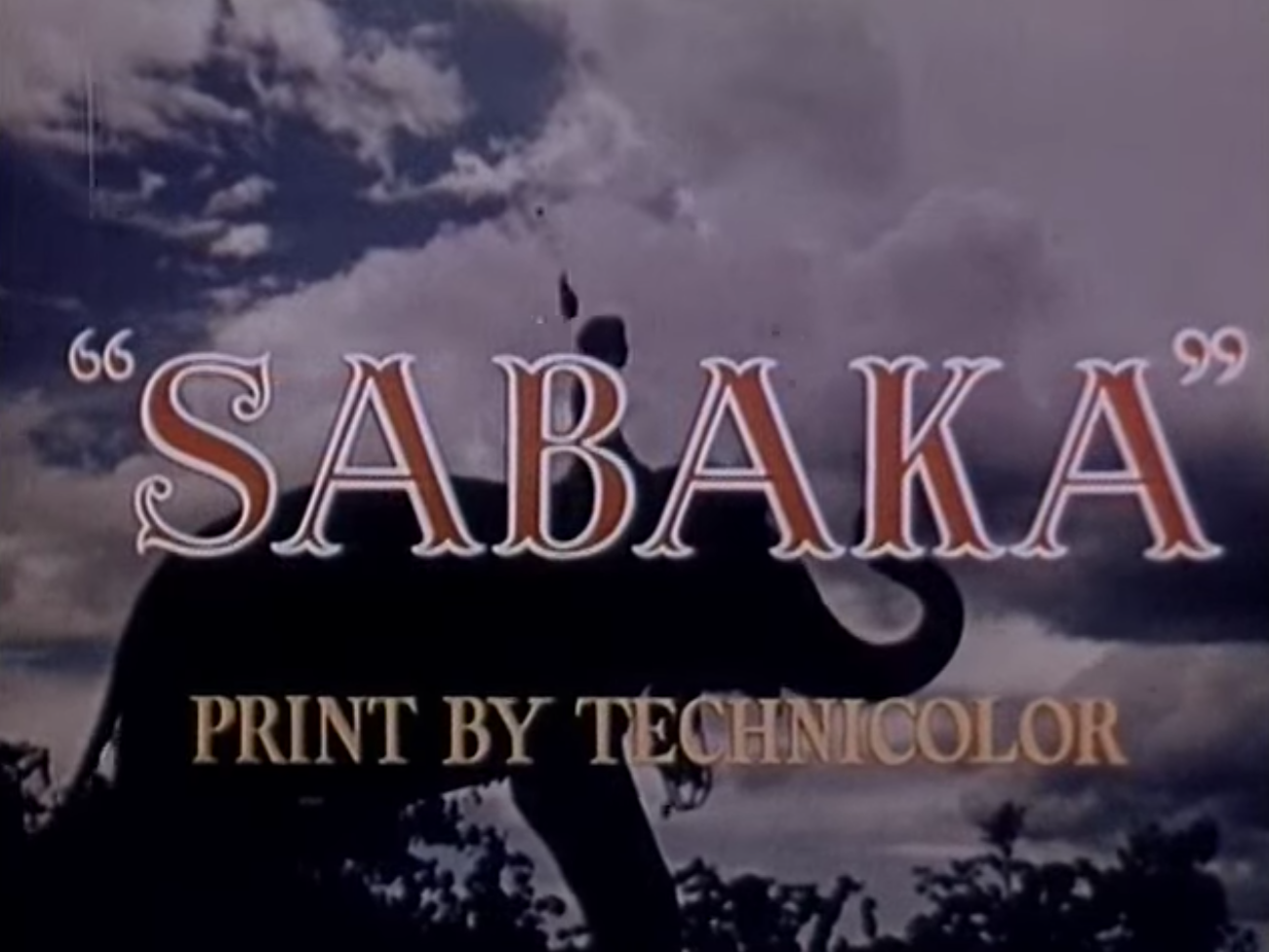 Quota Quickie - a Movie Review blog: Sabaka (1954)