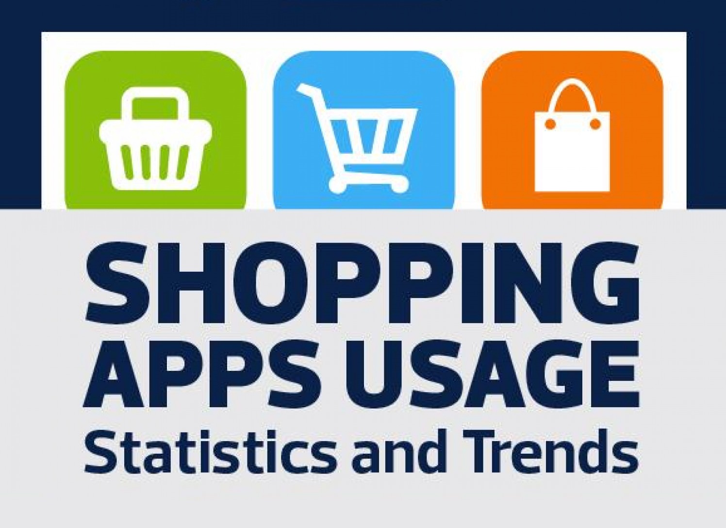 Shopping Apps Usage - Statistics and Trends - #Infographic