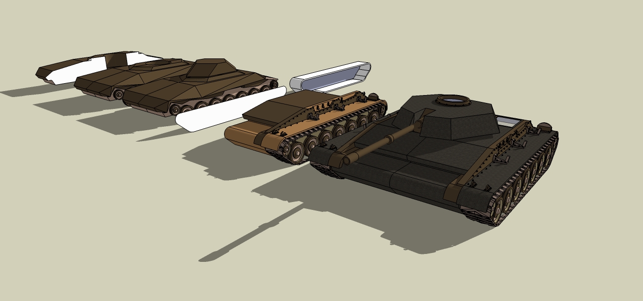 sarisaringketektyur: Armor models- Google sketchup