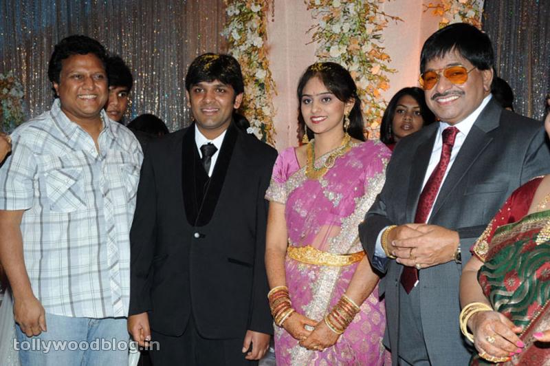 Tollywood Celebrities @ Ambika Krishna Son Marriage Reception