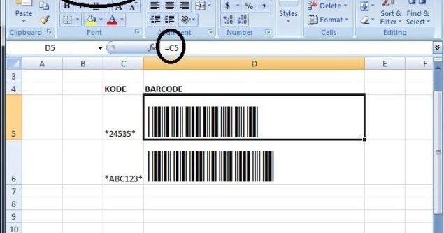 Cara Mudah Membuat Barcode di Ms Excel - Student Terpelajar - Media ...