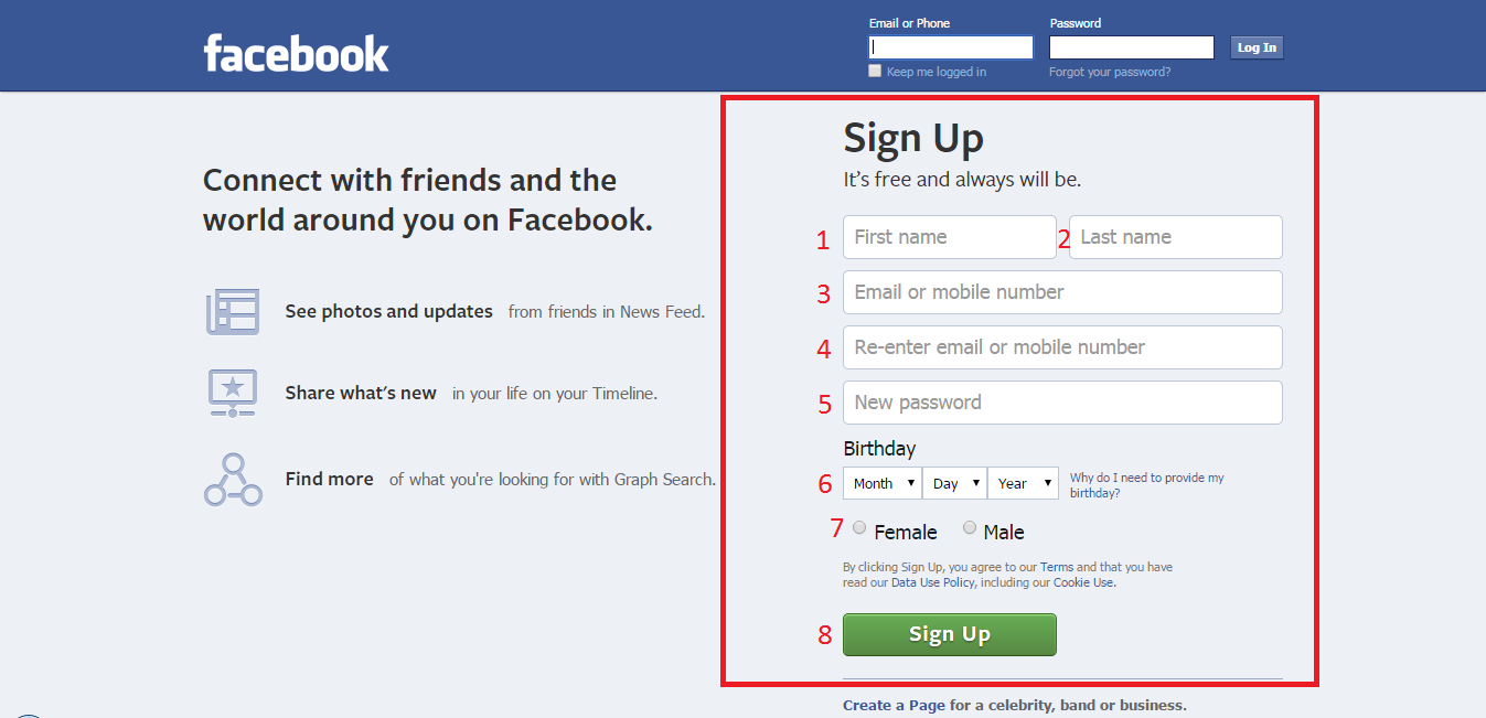 Just Share: How To Create Facebook Account