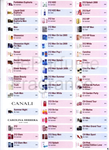 deParfume Fragrance Bandung: Katalog Parfume