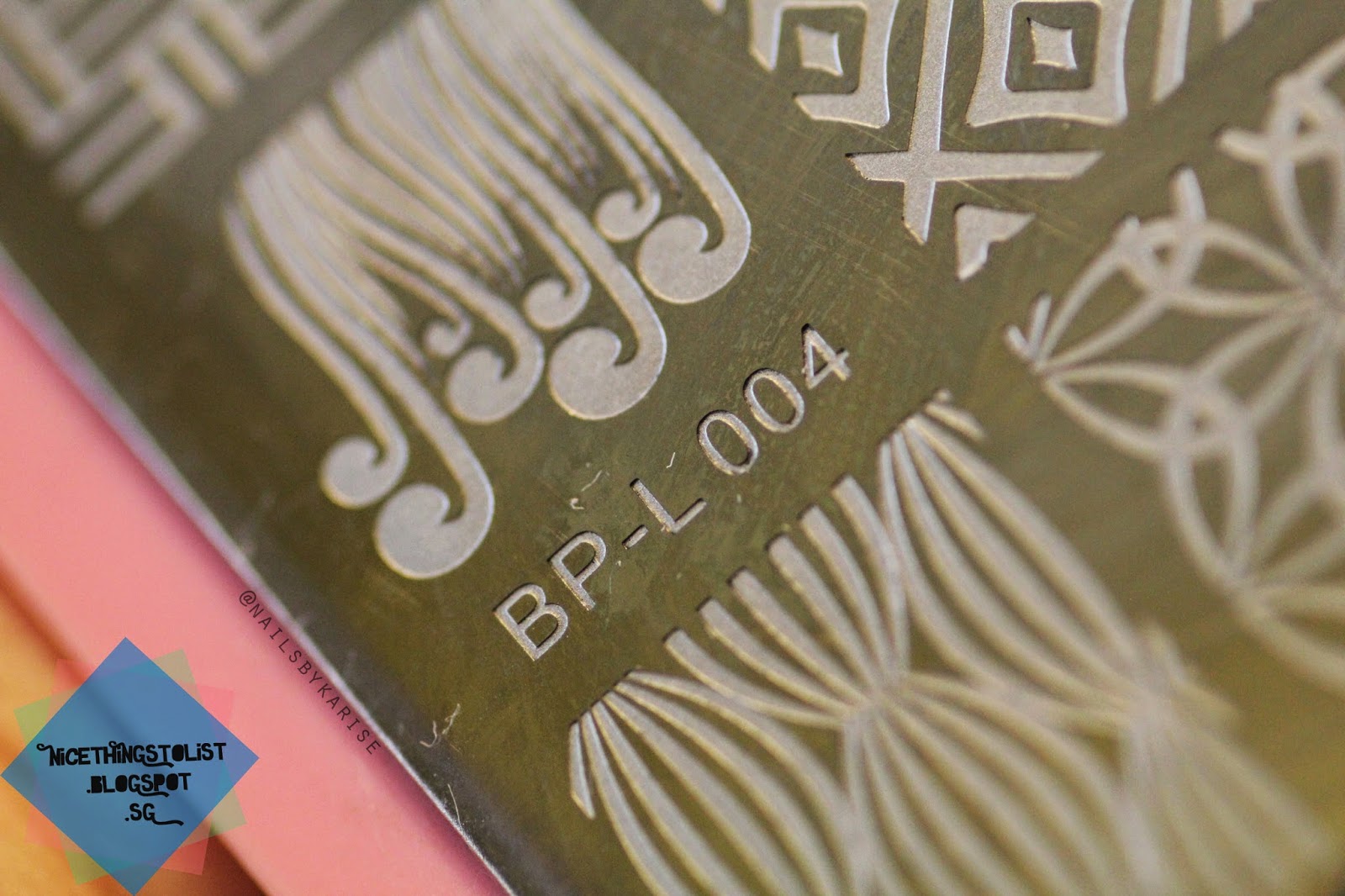 BPS Stamping Plate BP-L004 - Nice Things To List