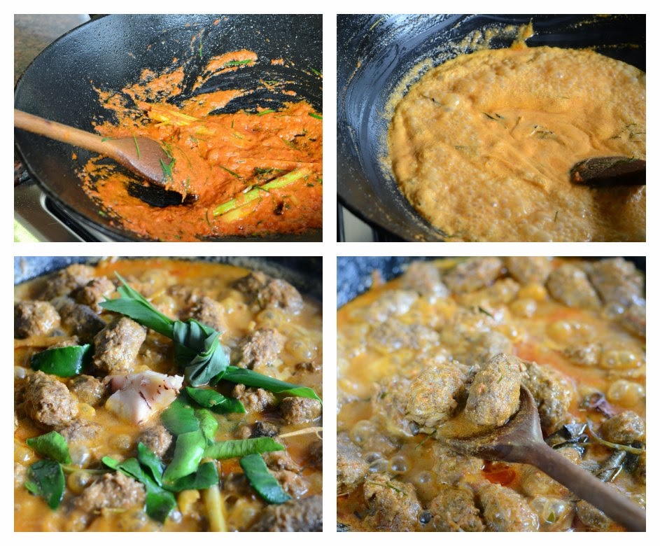 Indonesian Medan Food: Rendang Daging Vegetarian / Mock Meat Rendang