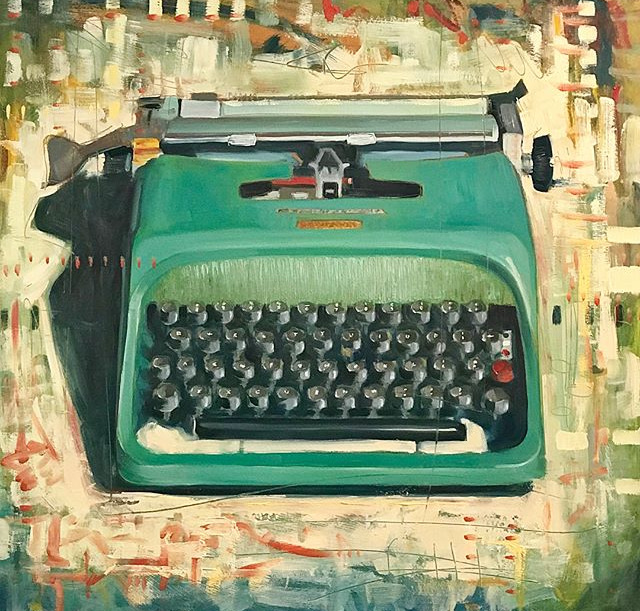 The Typewriter Revolution blog: A few paintings of typewriters