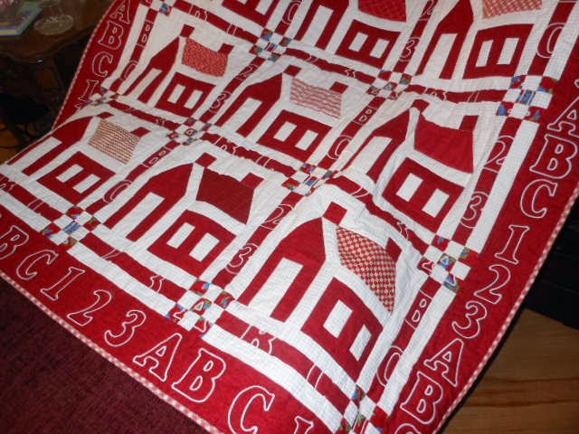 THE INSIDE STORI - BY MARY STORI: LITTLE RED SCHOOLHOUSE QUILT