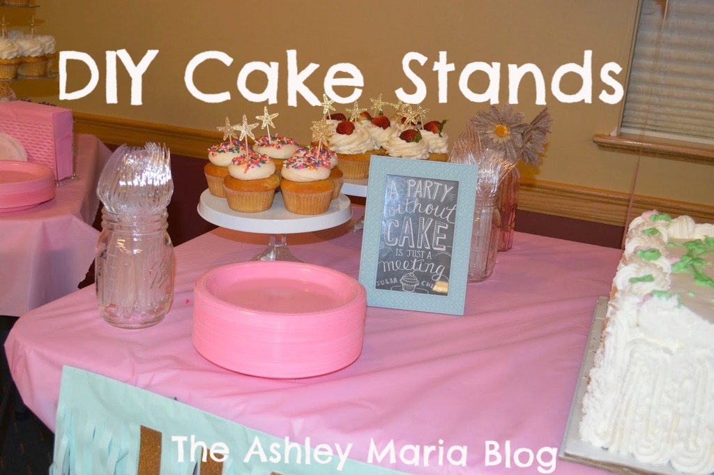 The Ashley Maria Blog: DIY | Cake Stands