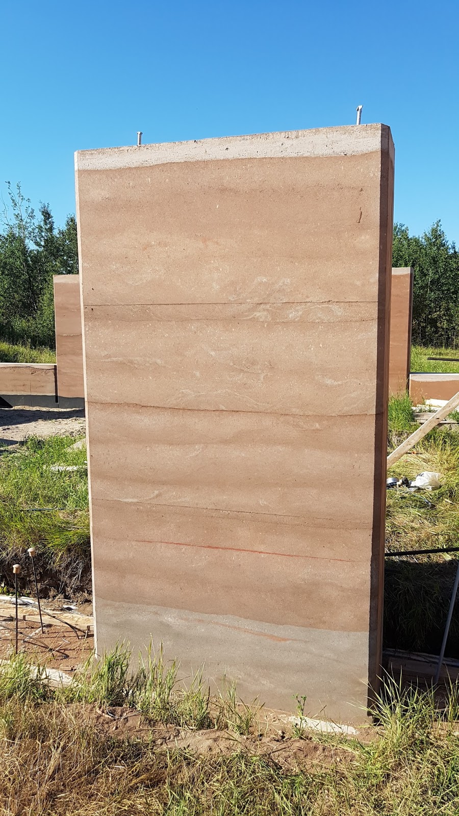 Rammed Earth Saskatchewan Canada: Mid-July Update Rammed Earth Building