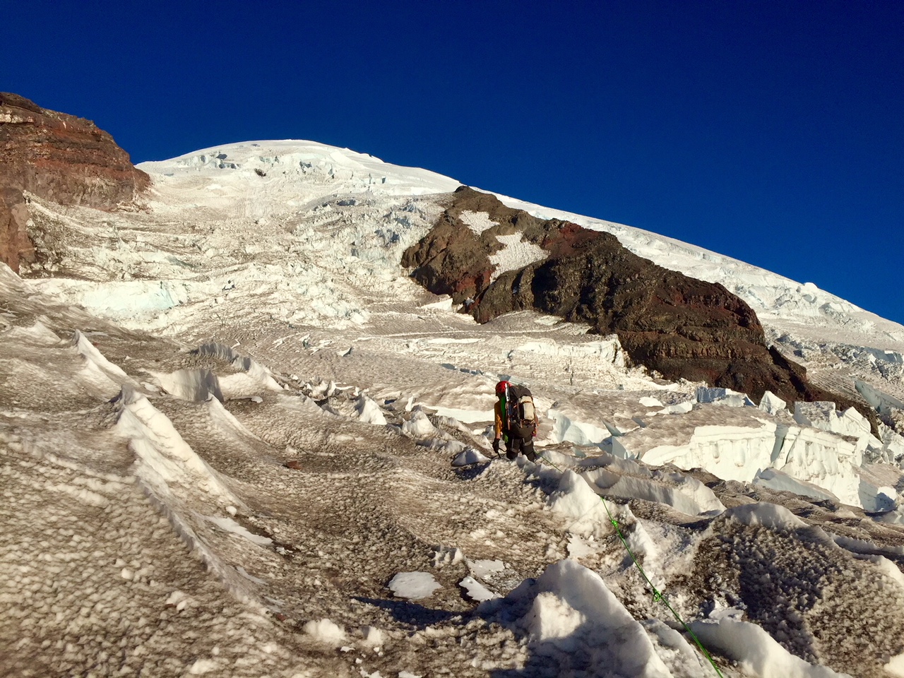 Mount Rainier Climbing: Disappointment Cleaver - 8/28/2018
