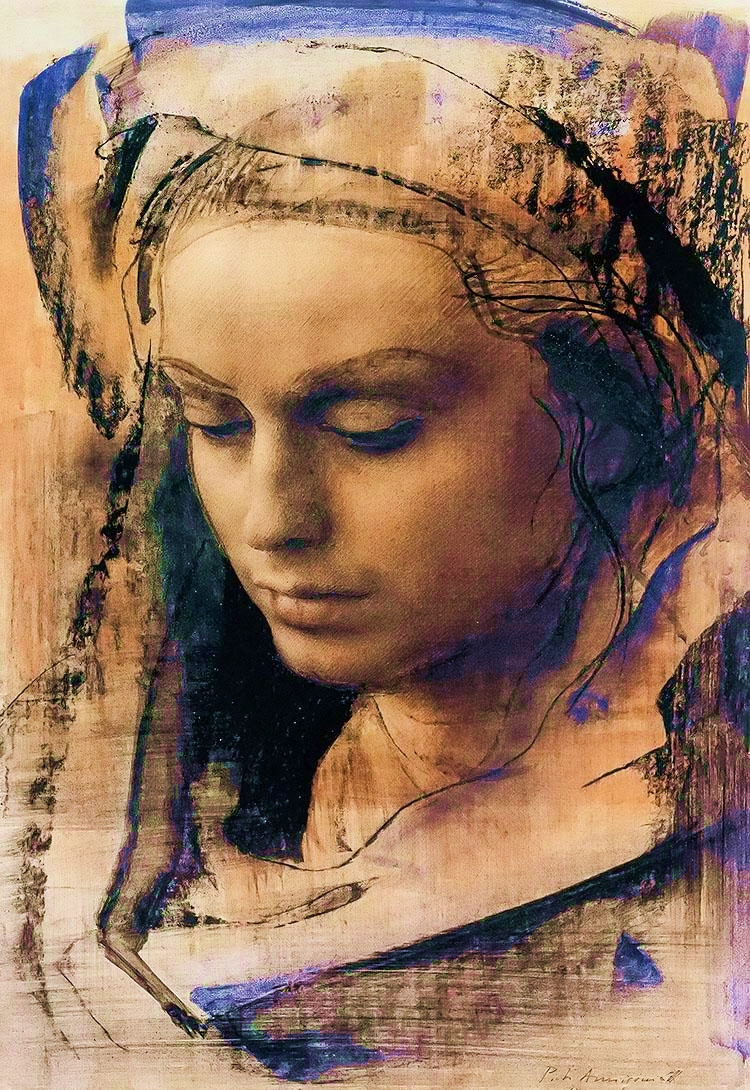 Pietro ANNIGONI (1910-1988) | Catherine La Rose ~ The Poet of Painting