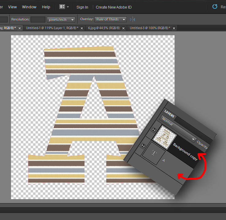 GRANNY ENCHANTED'S BLOG: 2D LETTER TUTORIAL