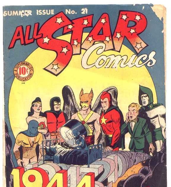 ANOS DOURADOS: IMAGENS & FATOS: IMAGENS - Gibi americano: "ALL STAR COMICS"