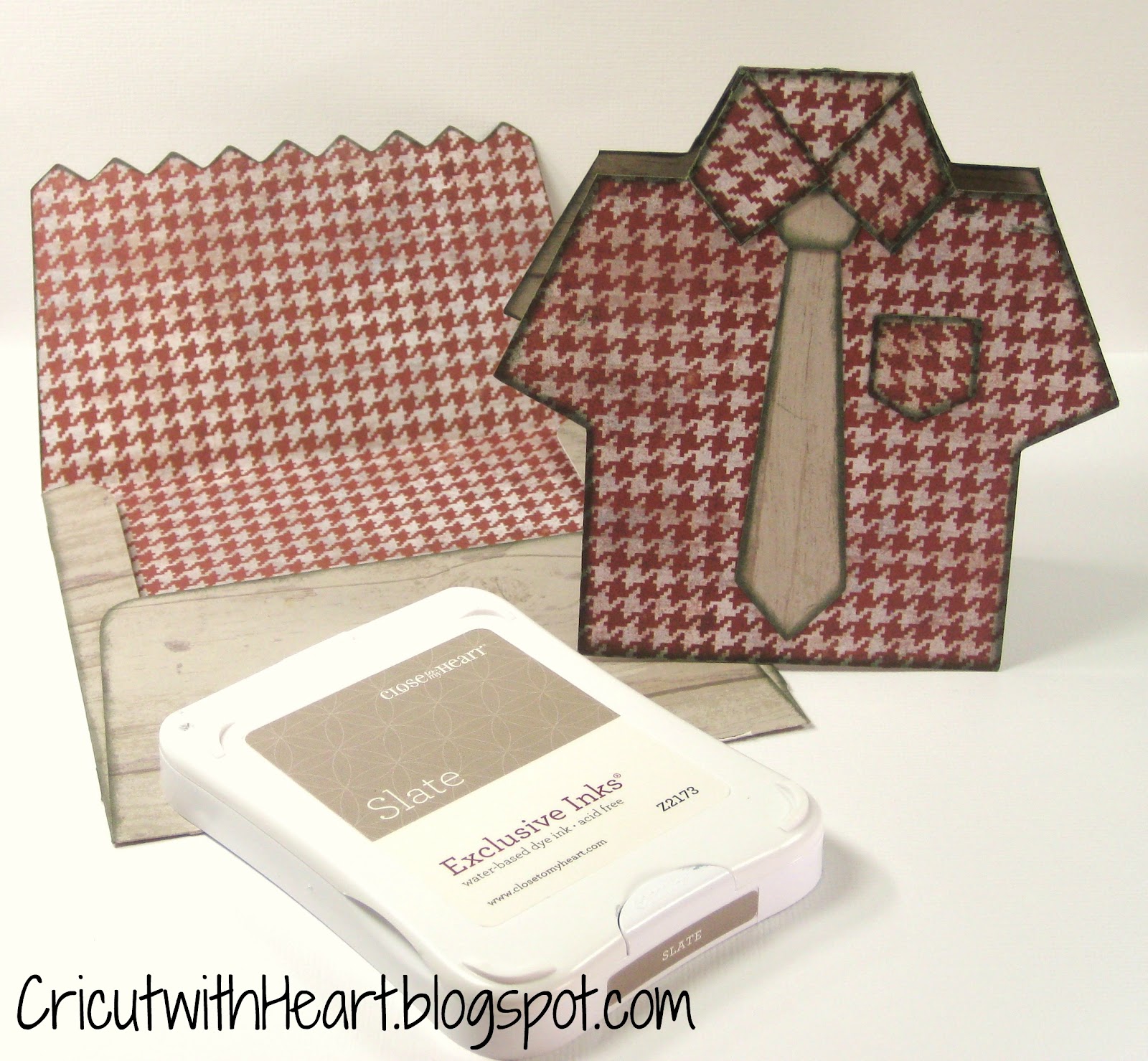 Fantabulous Cricut Challenge Blog: Thursday Tutorial - Men's Shirt Card